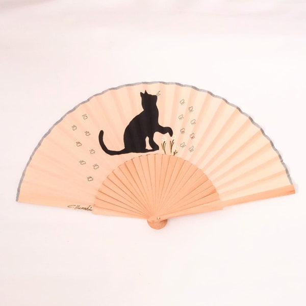 Hand Painted Fan - Etsy UK