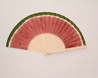 Hand Painted Fan - Etsy