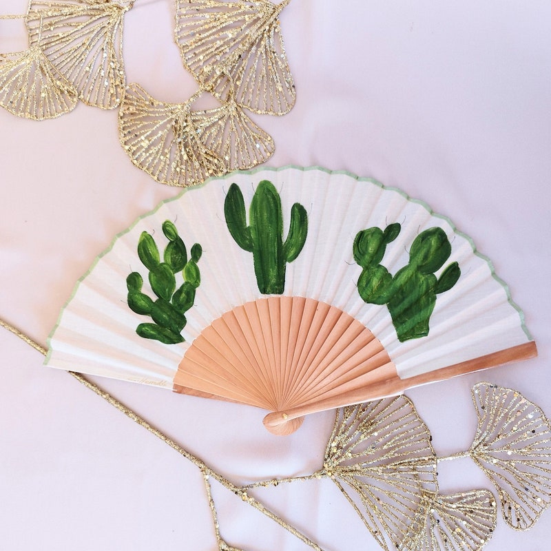 Hand Painted Fan - Etsy