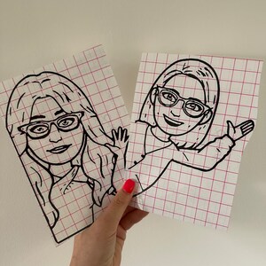 Personalised Teacher Bitmoji Decal Classroom Decor for Doors, Windows ...