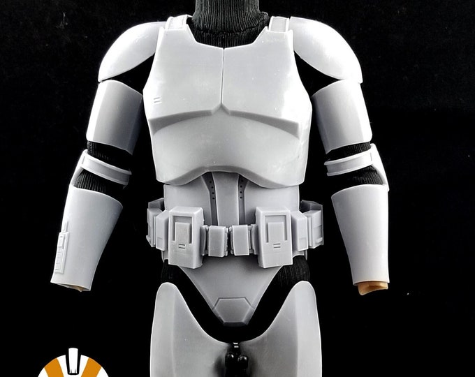1/6 Scale Clone Trooper Armor Kit for Custom Figure FULL KIT With Body ...