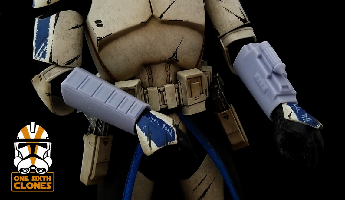 1/6 Scale Clone ARC Trooper Wrist Armor Blank for Custom - Etsy