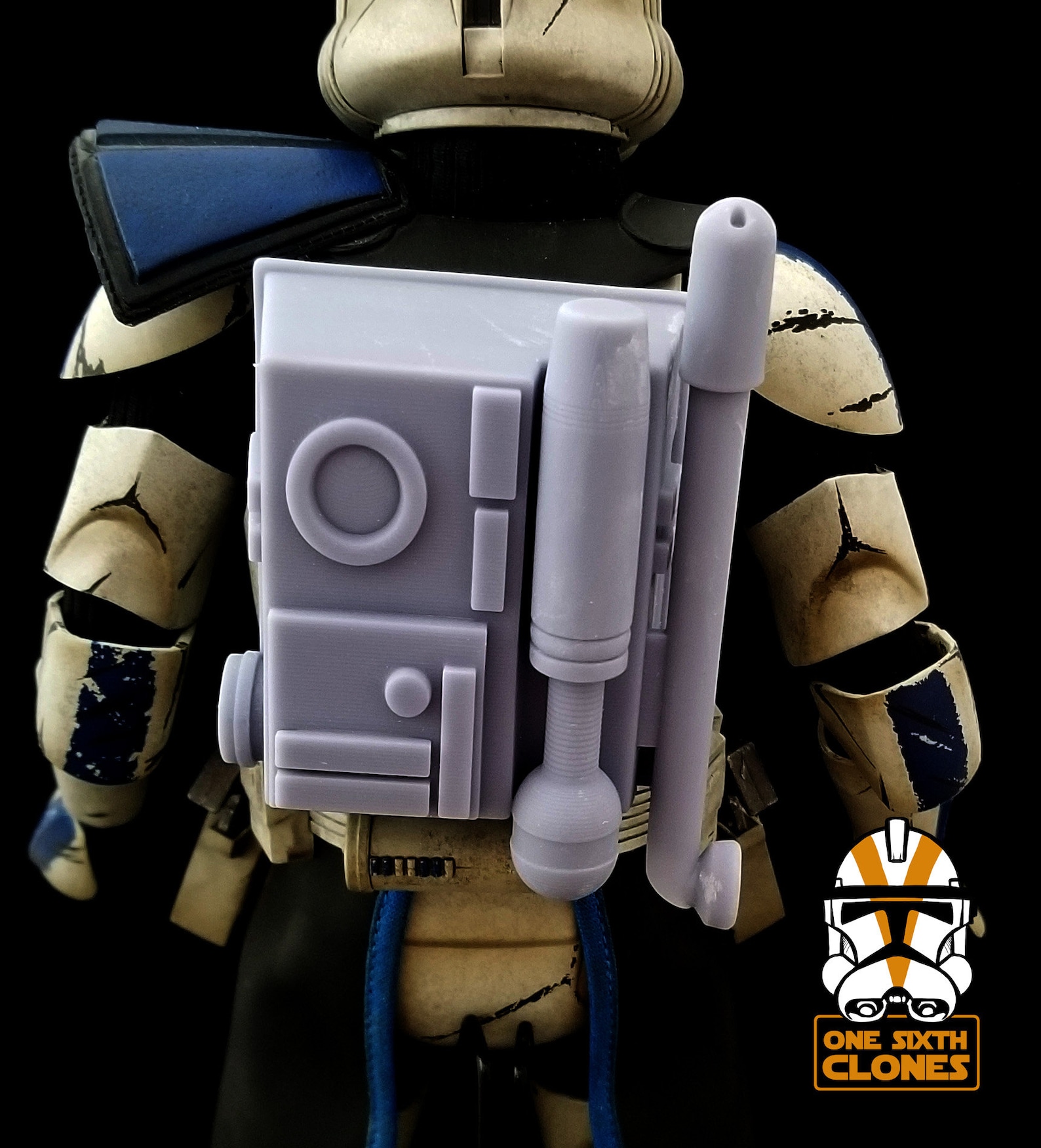 1/6 Scale Clone ARC Trooper Backpack Blank for Custom Figure Fits ...