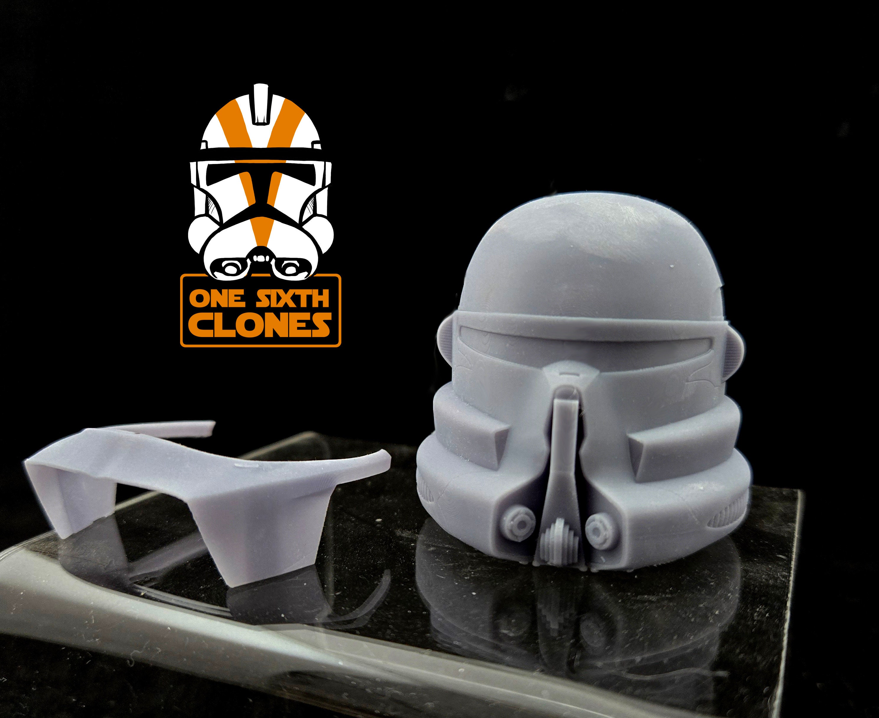 1/6 Scale Clone Paratrooper Airborne Helmet With Visor Blank for Custom ...