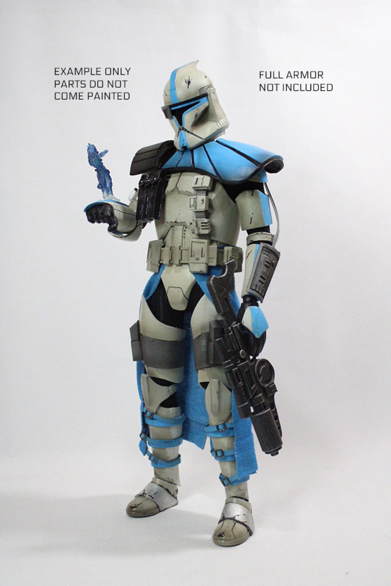 1/6 Scale Alpha ARC Clone Trooper Customize Kit Blank for Custom Figure ...