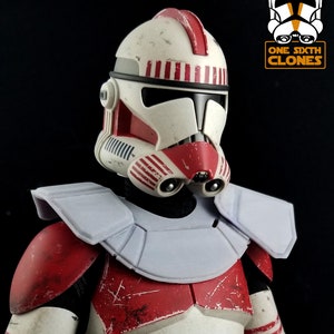 1/6 Scale Clone Bly Pauldron 2.0 Blank for Custom Figure Fits Sideshow ...