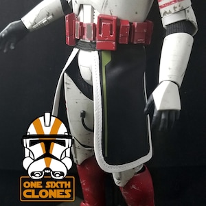 1/6 Scale Clone Commander Trauma 100% Fabric Handstitched for Custom ...