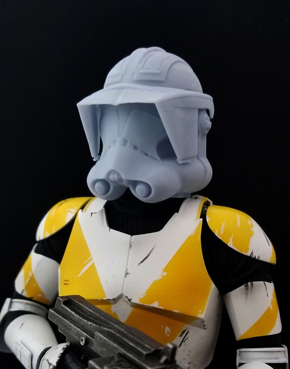1/6 Scale Phase 2 Heavy Clone Trooper Helmet Blank for Custom - Etsy