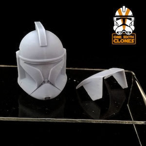 1/6 Scale Phase 1 Clone Trooper Helmet With Visor Blank for Custom ...