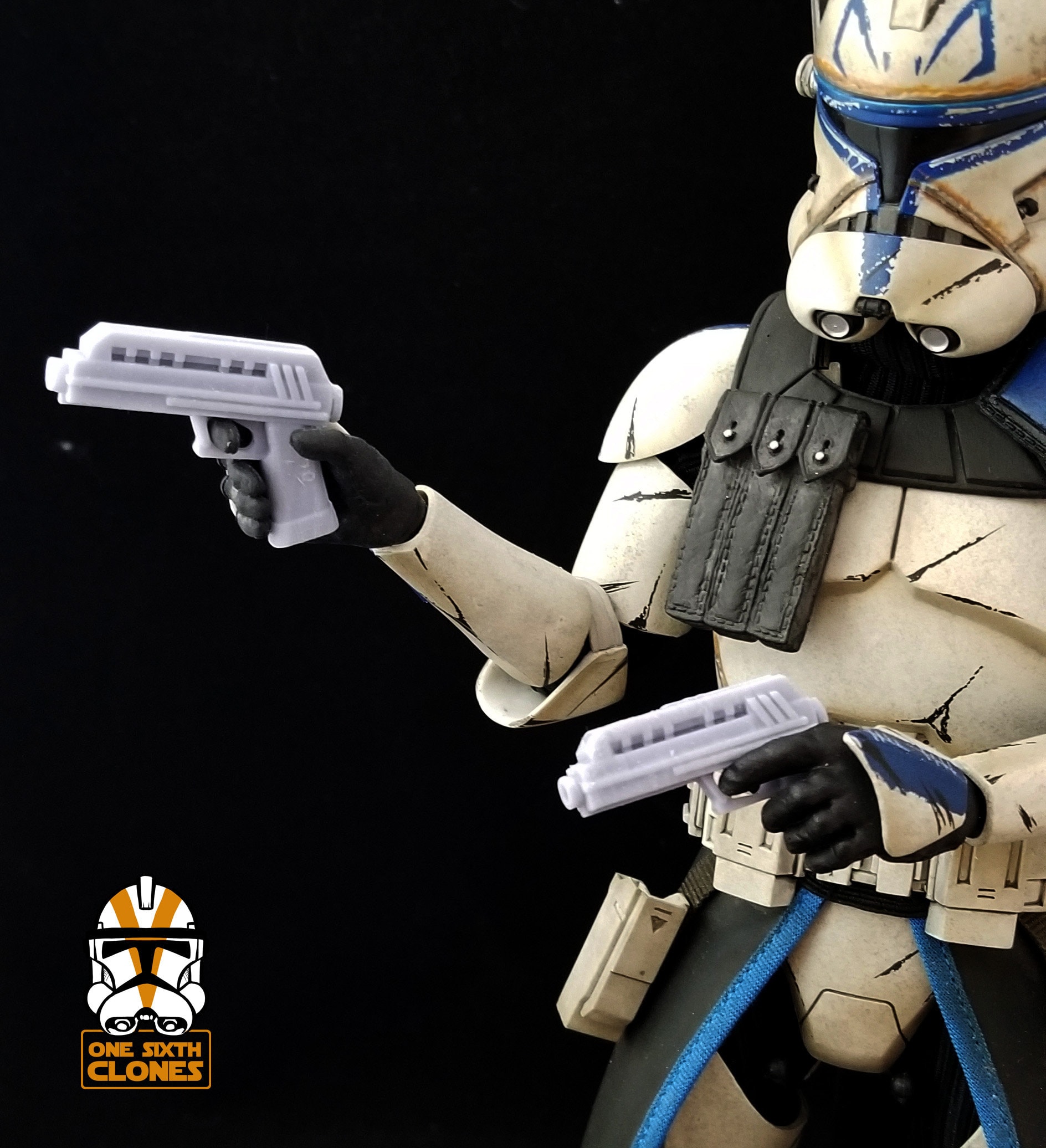 1/6 Scale DC-17 Clone Trooper Pistol and Holster Set for | Etsy