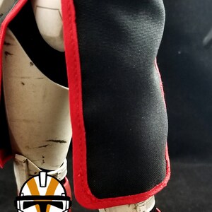 1/6 Scale Black/red Clone Trooper Kama 100% Fabric Handstitched for ...