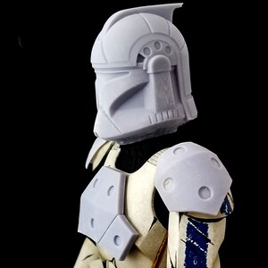 1/6 Scale Phase 1 AT-TE Clone Gunner Kit Blank for Custom Figure Fits ...