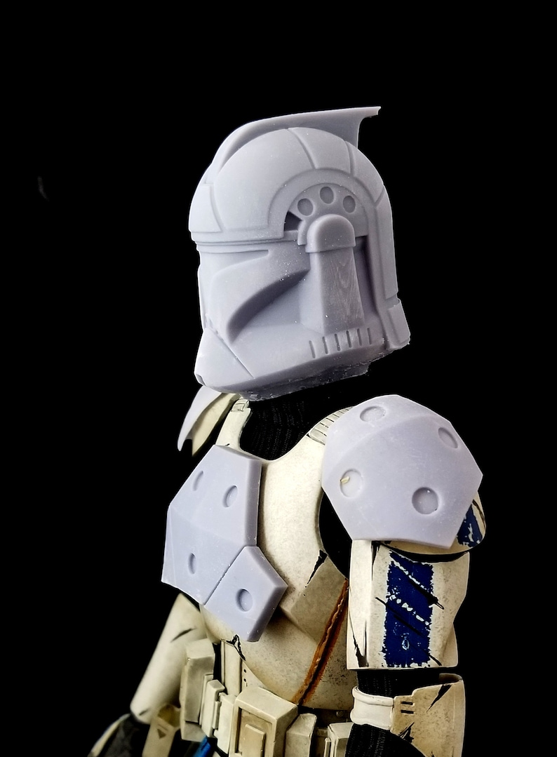 1/6 Scale Phase 1 AT-TE Clone Gunner Kit Blank for Custom Figure Fits ...