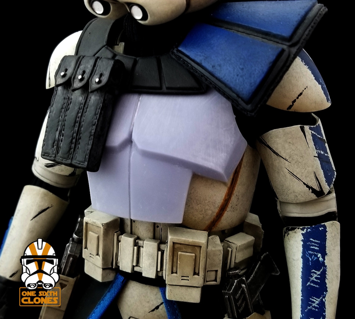 1/6 Scale Clone ARC Trooper Chest Armor Blank for Custom | Etsy