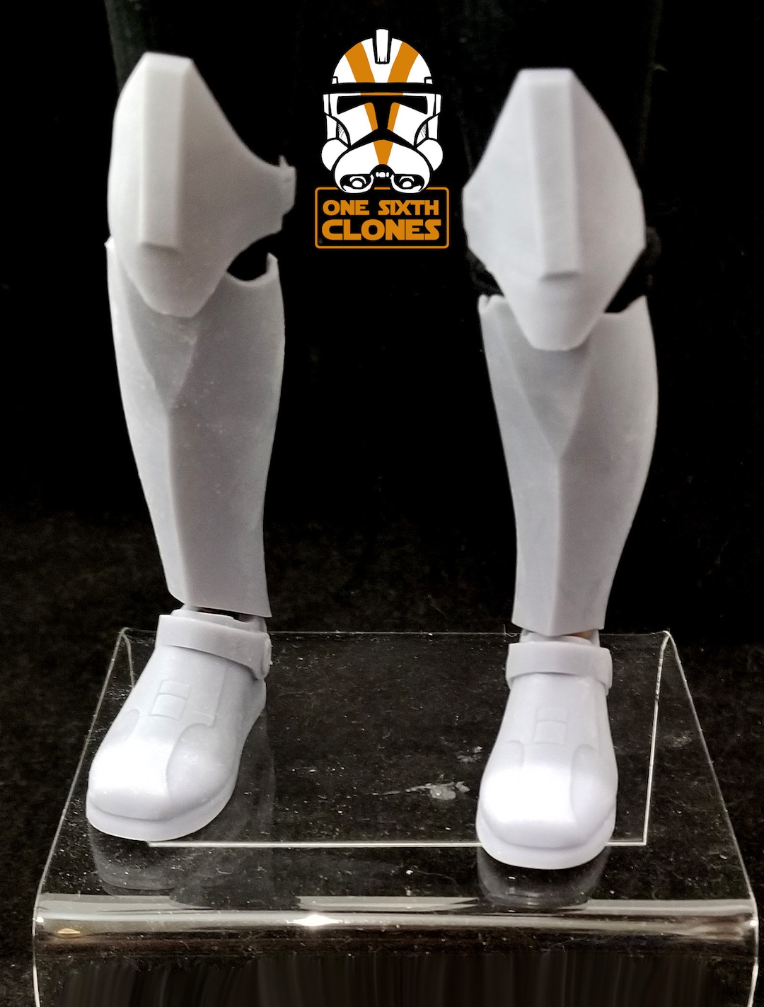 1/6 Scale Clone Wars Jedi Leg Armor Blank for Custom Figure Fits ...