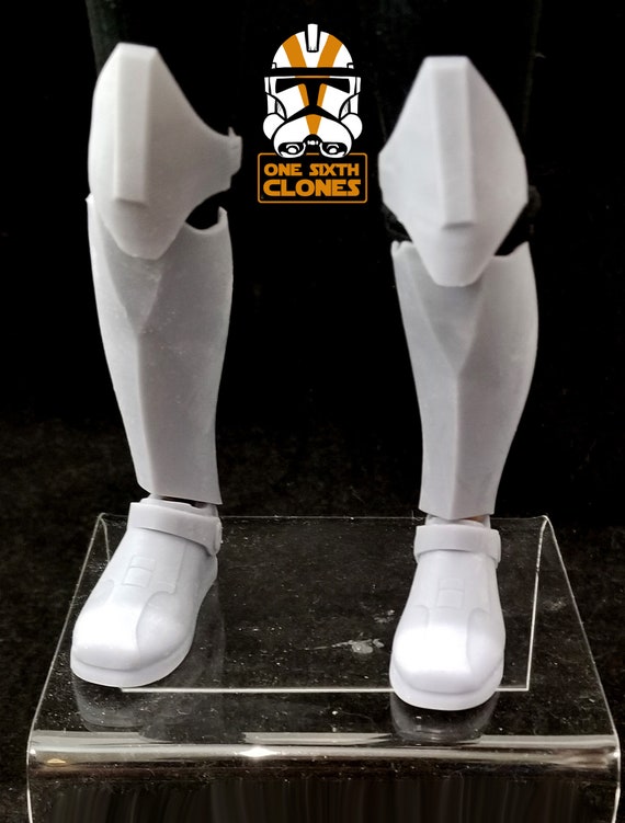 1/6 Scale Clone Wars Jedi Leg Armor Blank for Custom Figure | Etsy