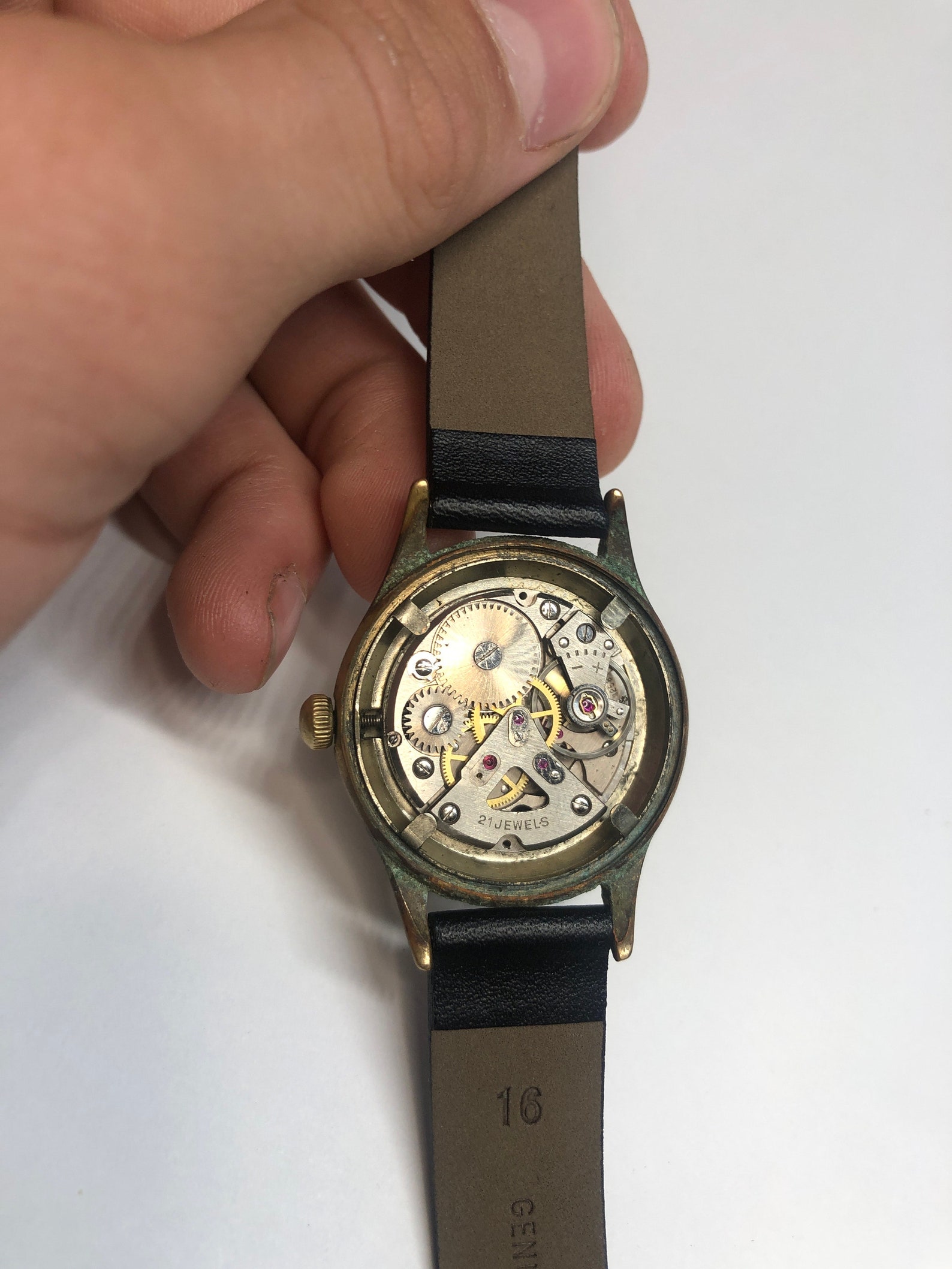 1950s Copper Patina Mechanical Watch, RENOWN - Etsy