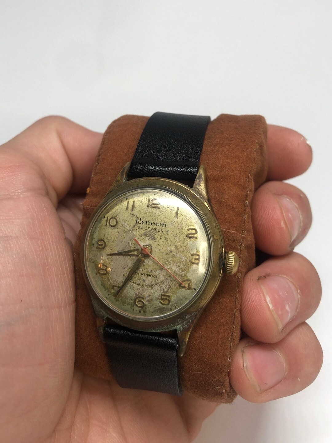 1950s Copper Patina Mechanical Watch, RENOWN - Etsy