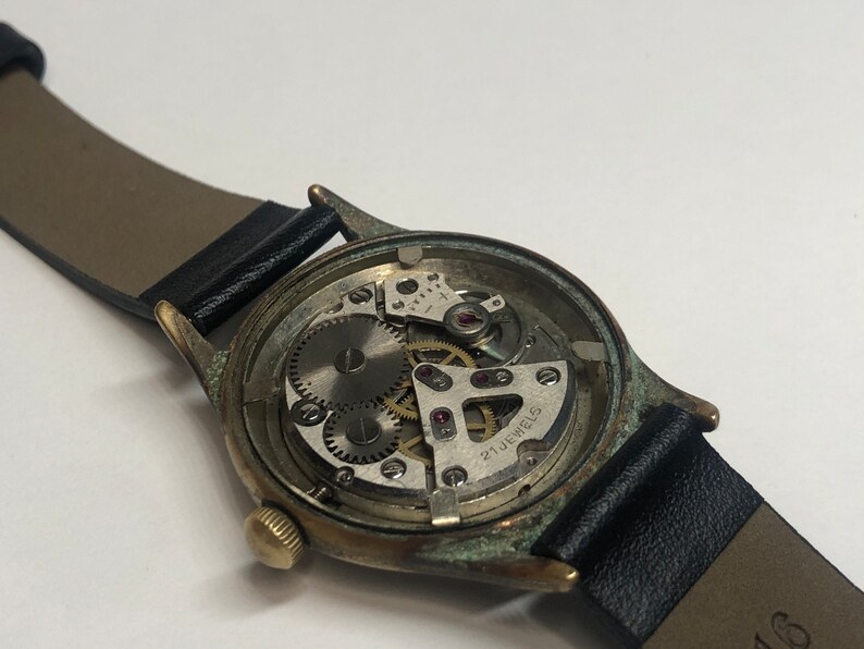 1950s Copper Patina Mechanical Watch, RENOWN - Etsy