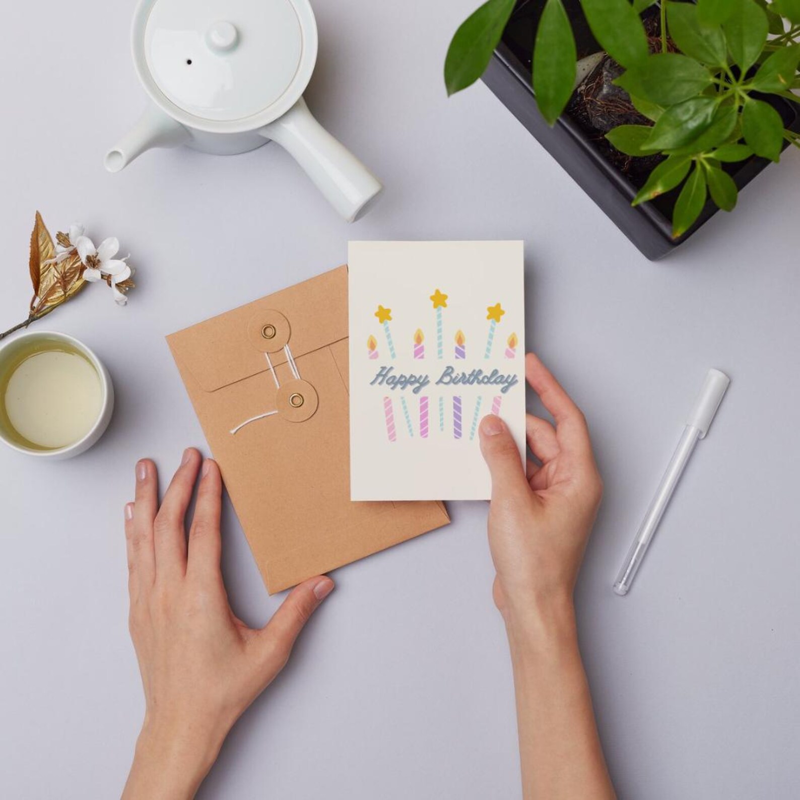 Printable Birthday Card Instant Digital Download Multiple Sizes A7, A6 ...