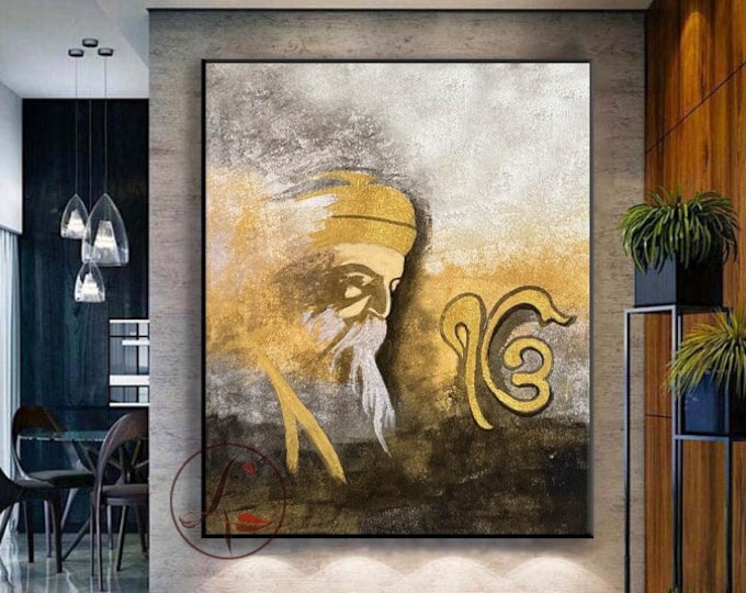 Guru Nanak Dev JI Maharaj, Sikh Wall Art, Punjabi, Udasis tours, Gurus ...