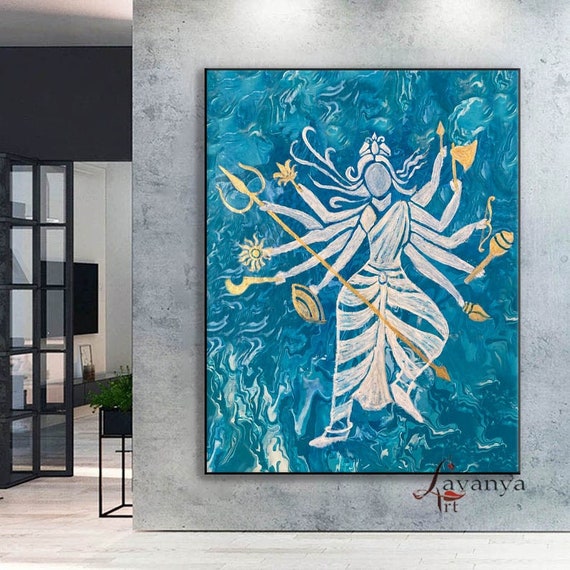 Goddess Durga Modern Art