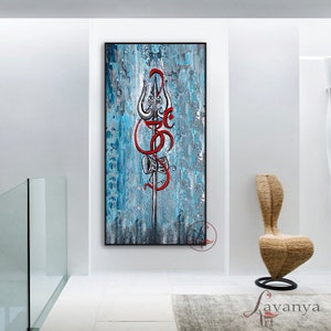Indian Shiva Art, Lord Shiva Om Wall Art,om Shanti Painting,indian Wall Art,indian Decor ...