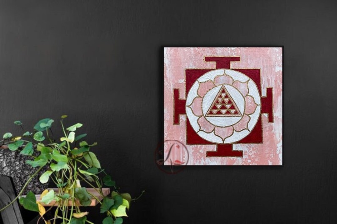 Mars Yantra Wall Decor,yantra Painting, Home Decor, Yantra Living Room ...