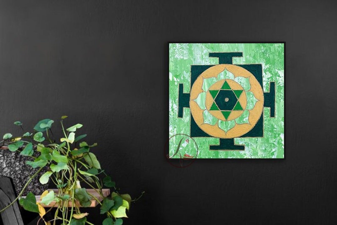 Mercury Yantra, Wall Decor,yantra Painting, Home Decor, Yantra Living ...
