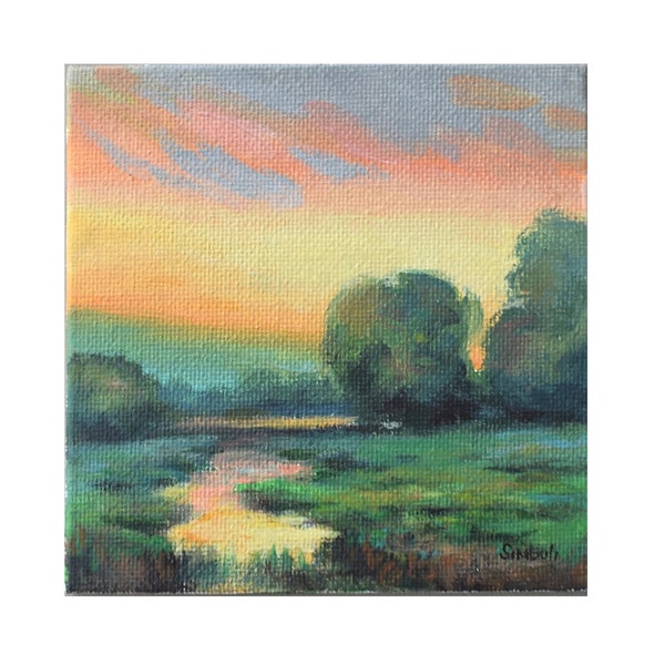 Sunset Painting - Etsy