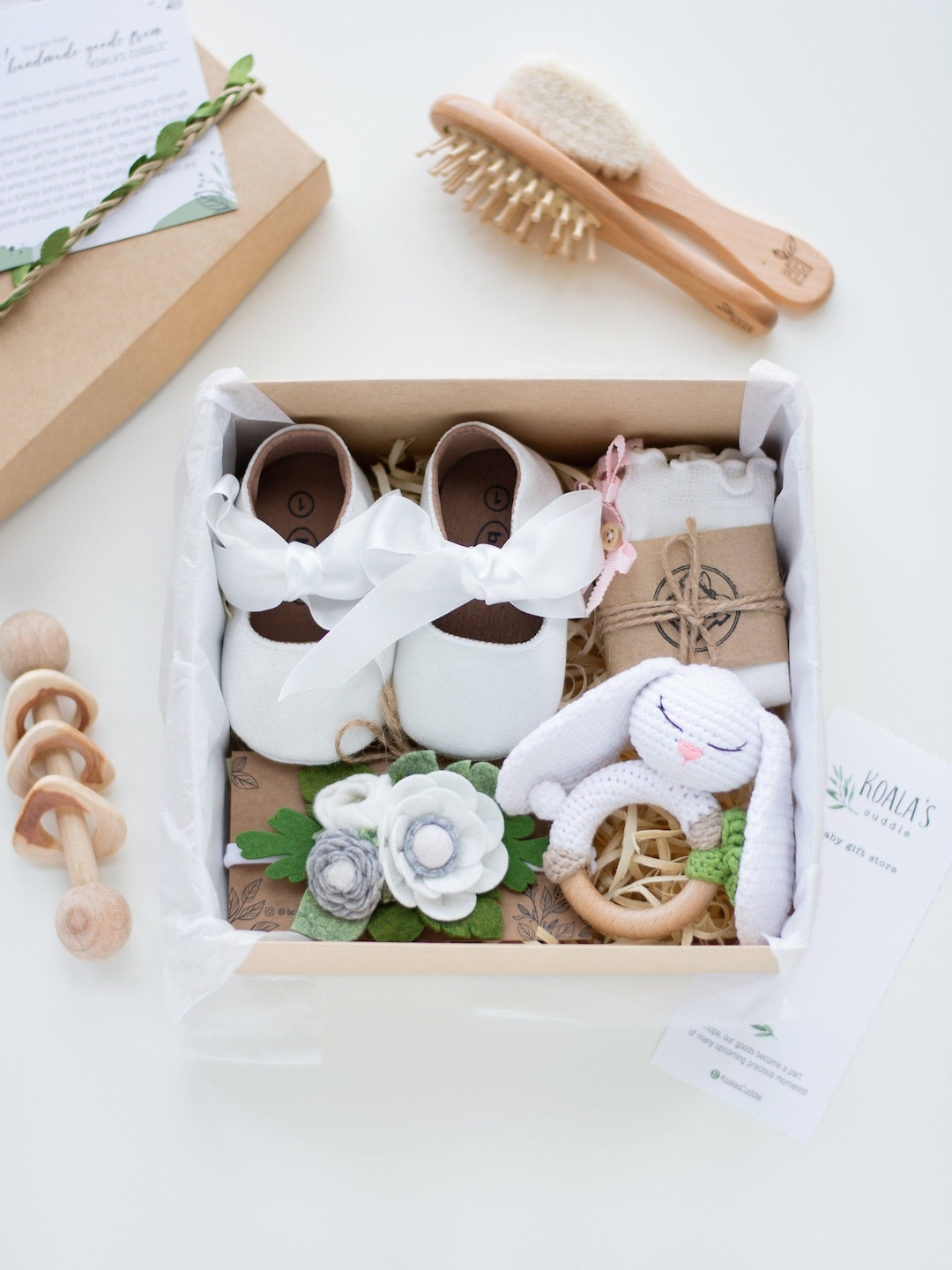 NEWBORN BABY GIFT, Baby Girl Gift Box for Expecting Mom, Baby Shower ...