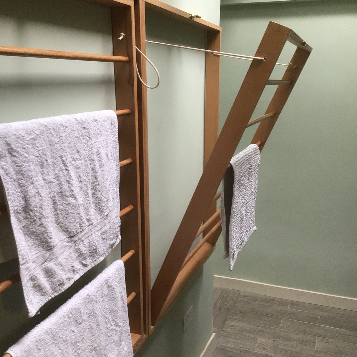 Extra Large Wall Mounted Drying Rack - Etsy UK