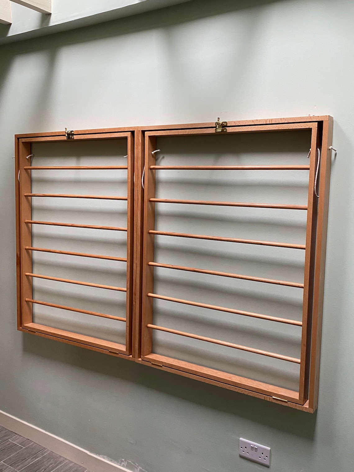 Extra Large Wall Mounted Drying Rack - Etsy UK