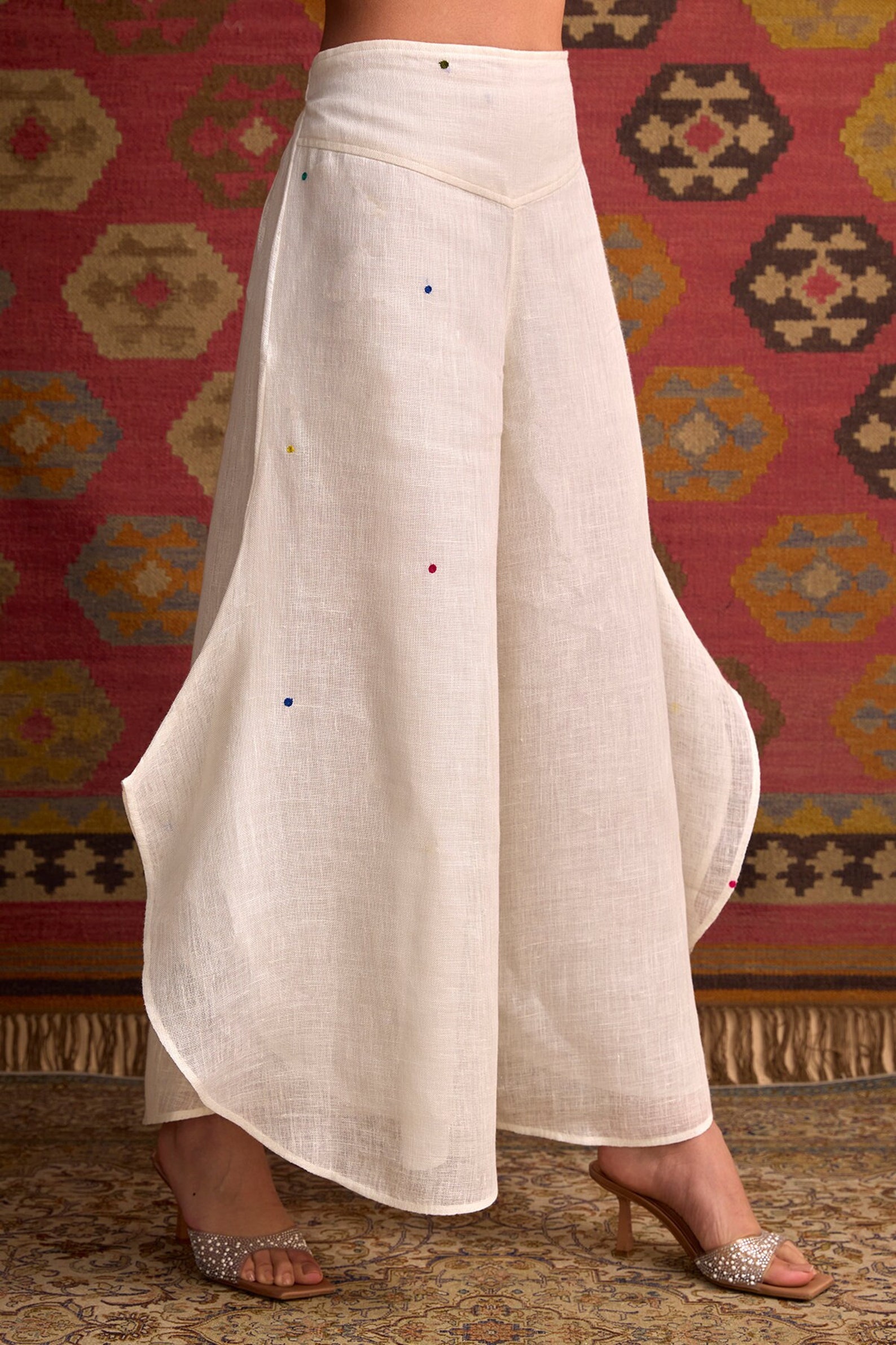 The Pankhuri Palazzos - 100% Linen Palazzo for Womens - Etsy Canada