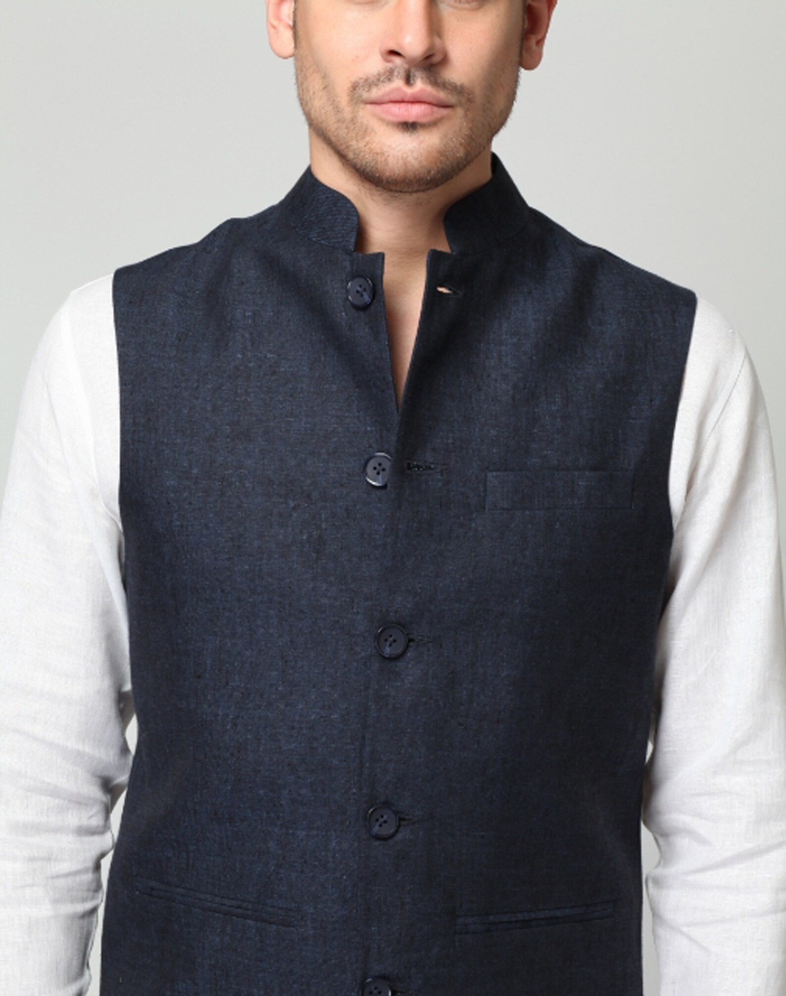 Vintage Men's Linen Nehru Jacket 100% Linen Jacket - Etsy Canada