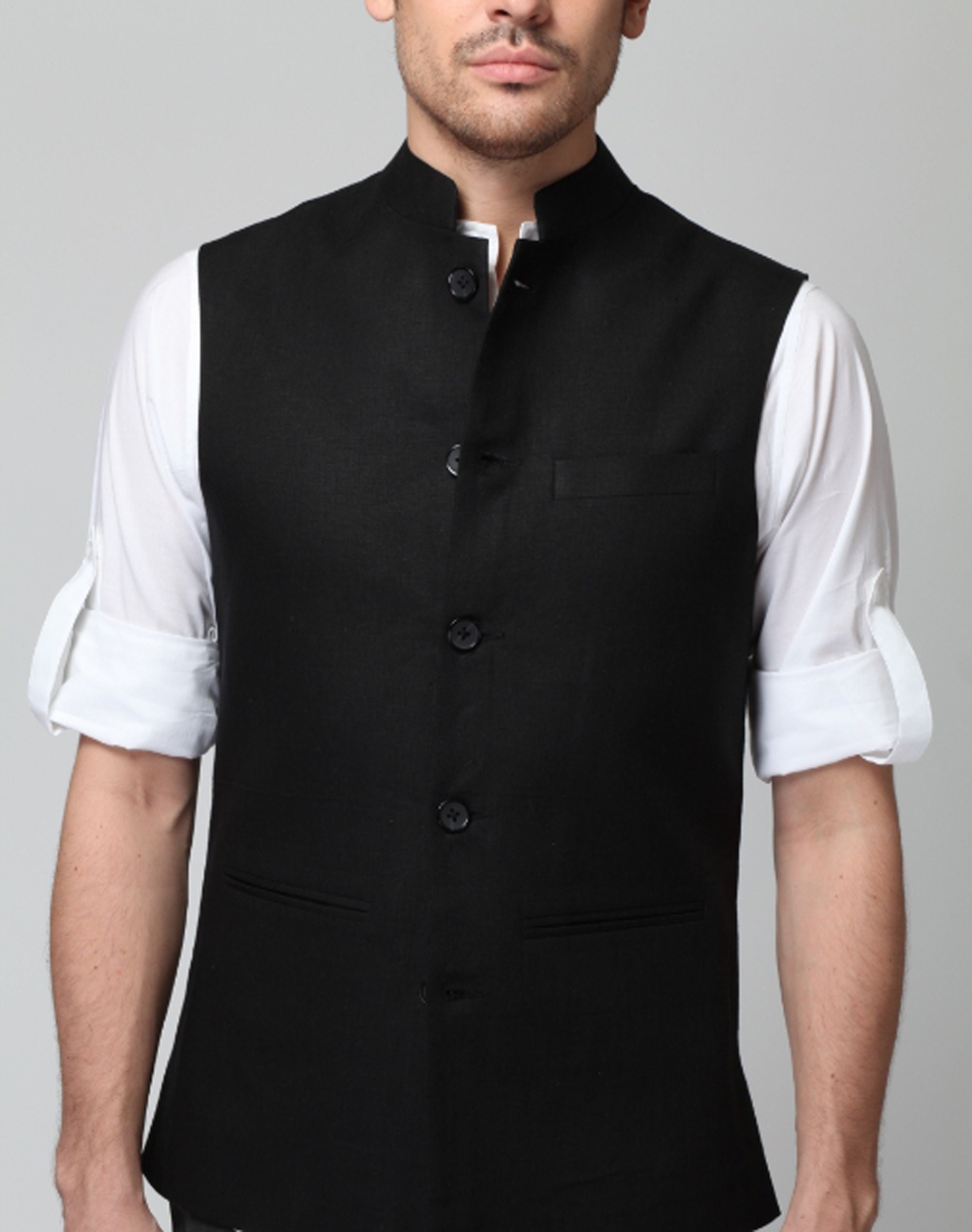 Vintage Men's Linen Nehru Jacket 100% Linen Jacket - Etsy Canada