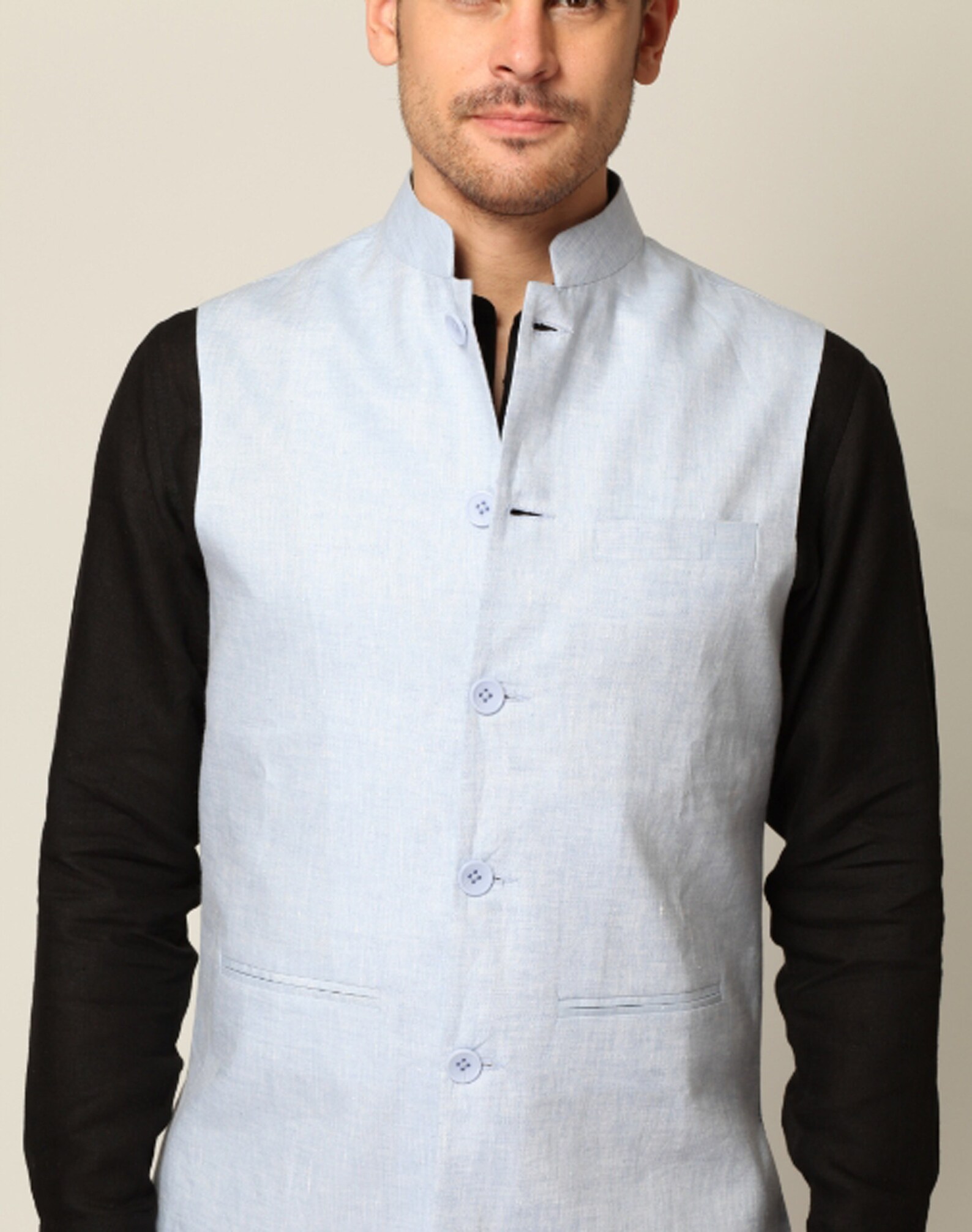 Vintage Men's Linen Nehru Jacket 100% Linen Jacket - Etsy Canada