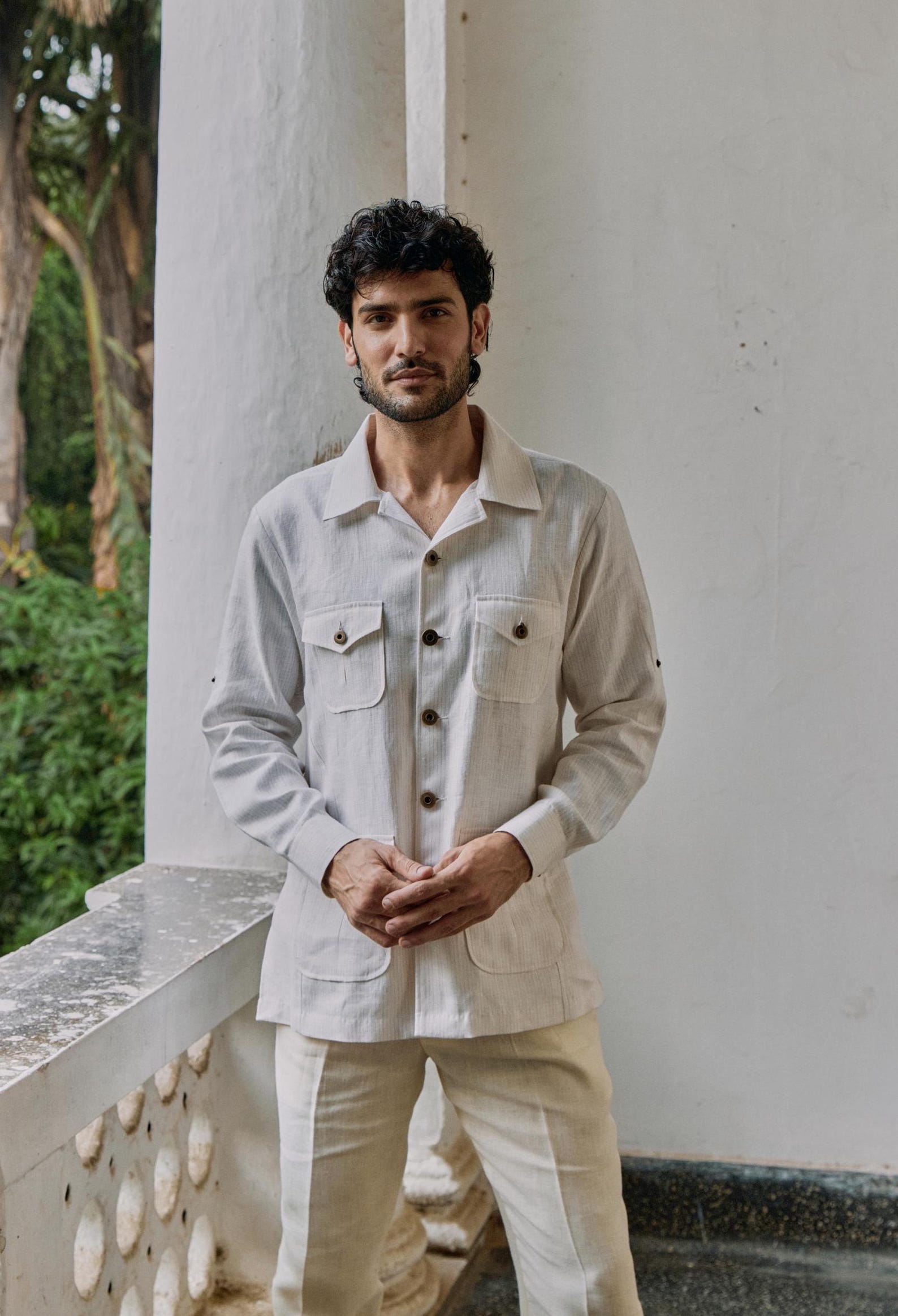 The Leander Safari - 100% Linen Safari for Men - Etsy