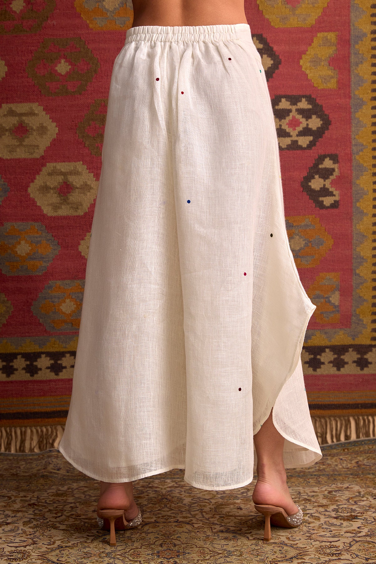 The Pankhuri Palazzos 100% Linen Palazzo for Womens - Etsy UK