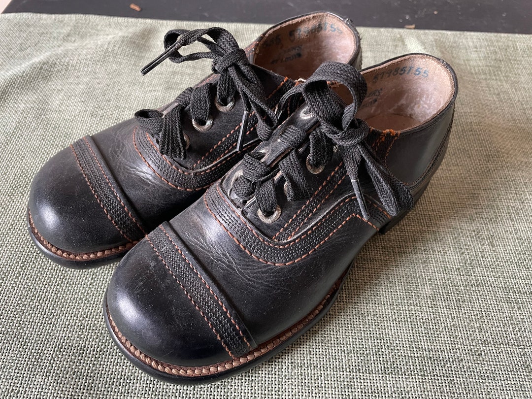 Vintage Diamond Brand Peter’s Shoe Co Black Children’s Weatherbird ...