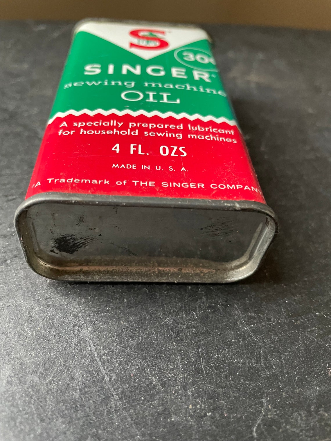 Midcentury Singer Sewing Machine Oil 30 Cent Can - Etsy