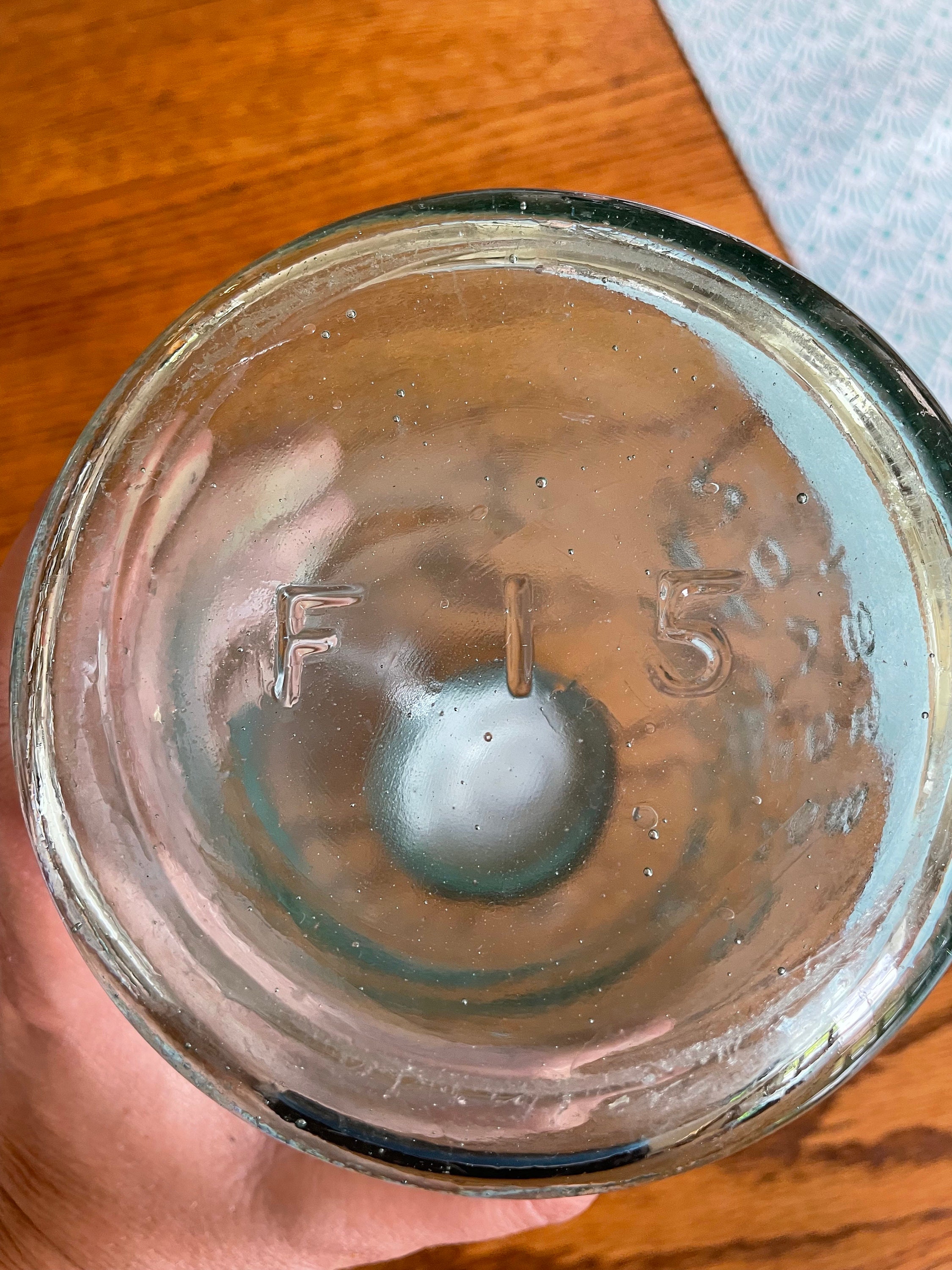 Rare Antique Mason Light Aquamarine Aqua Blue Patent Nov 30th 1858 ...