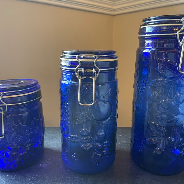 Glass Canisters - Etsy