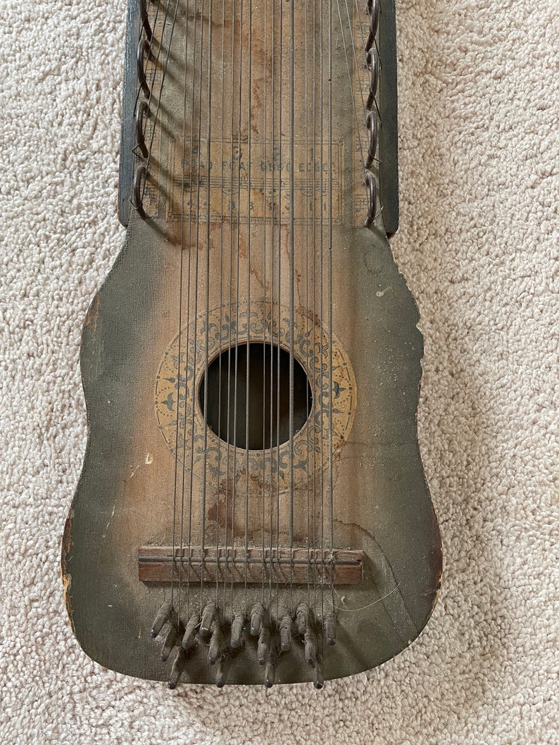 Antique Primitive Ukelin Ukulele Violin String Musical Instrument Folk ...