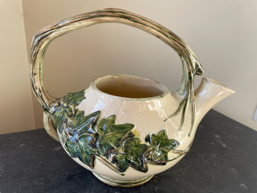 Vintage Mccoy Pottery Ivy Teapot Planter - Etsy
