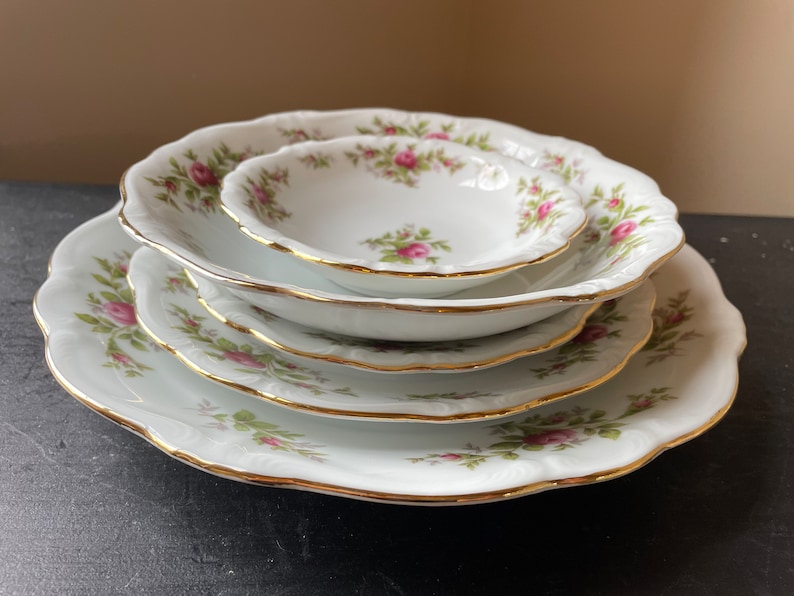 Johann Haviland Moss Rose Fine China Stamped Bavaria Germany - Etsy