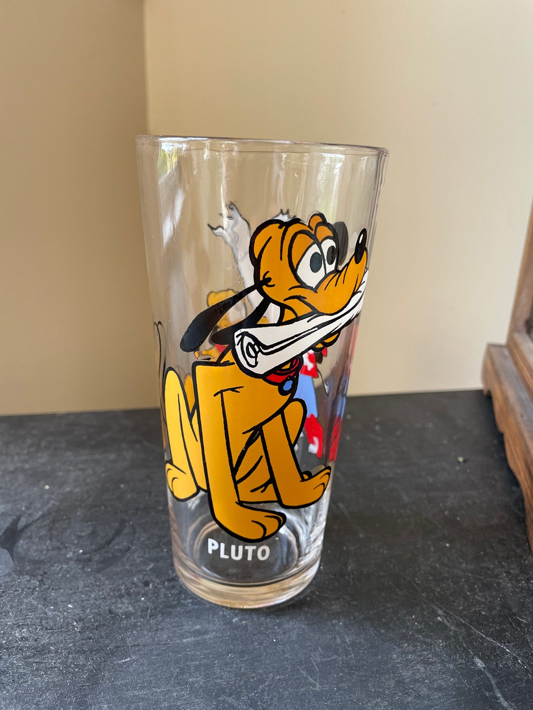 Disney Pluto Glass Tumbler 1978 Collectible Glass - Etsy