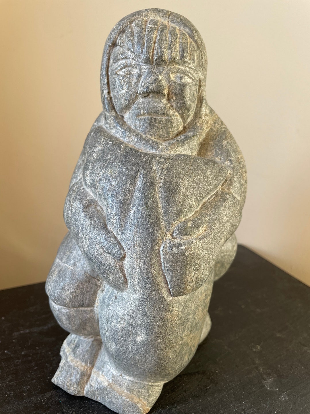 Vintage Canadian Inuit Eskimo Soapstone Carving - Etsy