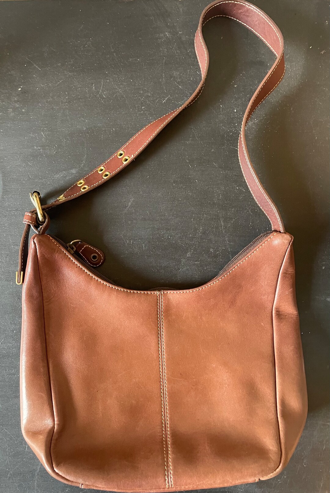 Vintage Soft Brown Leather Etienne Aigner Shoulder Bag Purse - Etsy