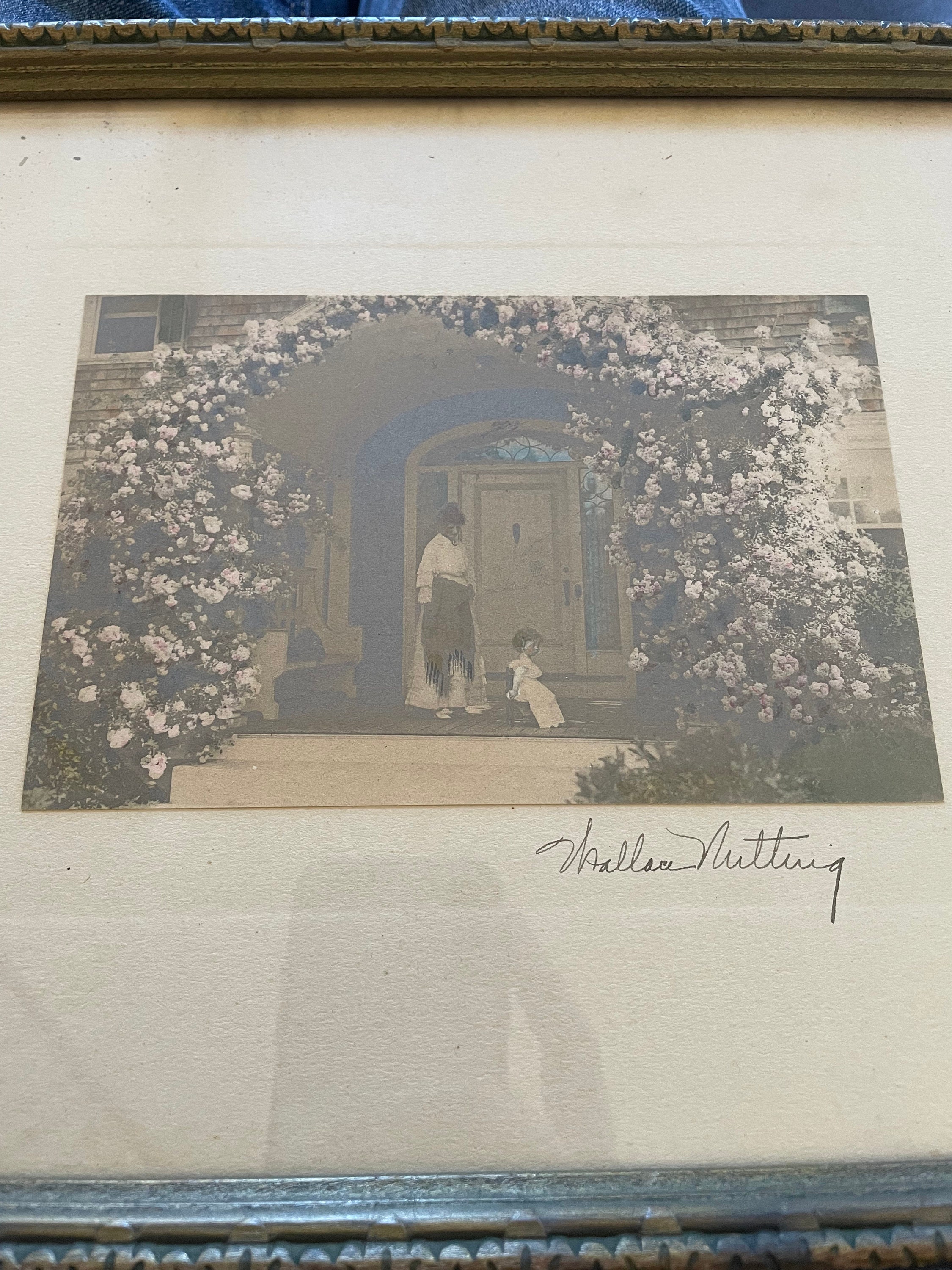 Rare Wallace Nutting Hand Colored Photo Framed and Signed - Etsy
